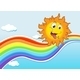 Happy sun and Rainbow, Vectors | GraphicRiver