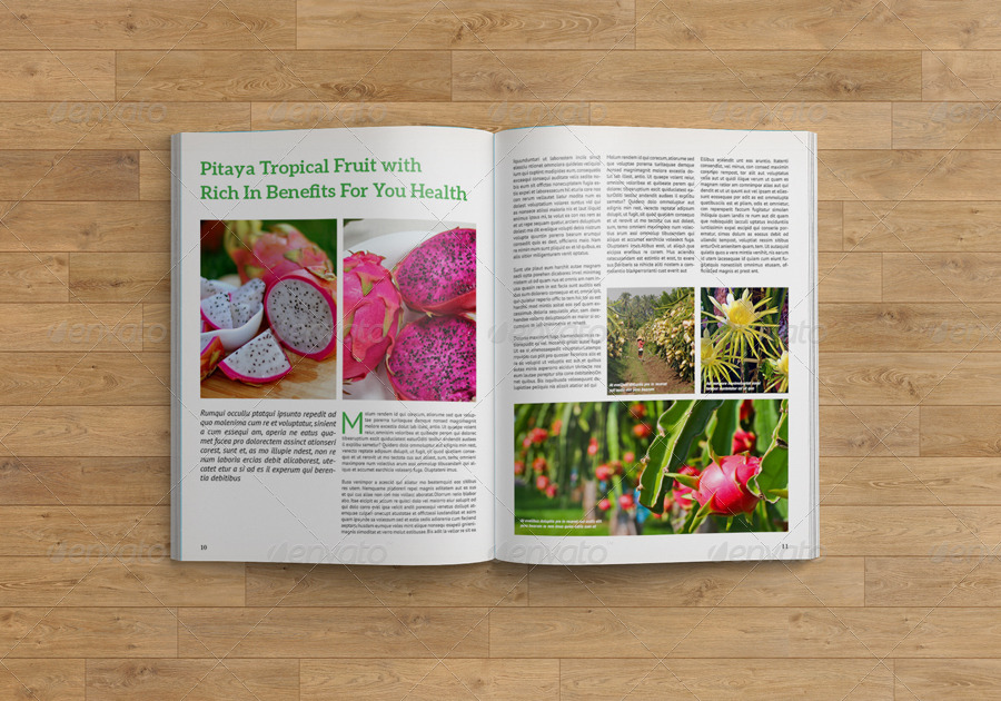 Health Magazine Template, Print Templates | GraphicRiver