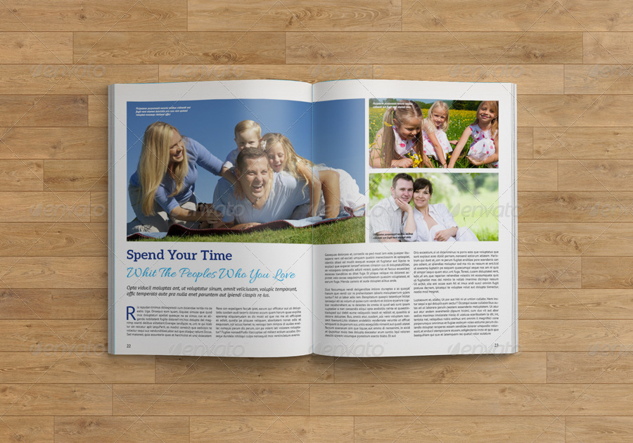 Health Magazine Template, Print Templates | GraphicRiver