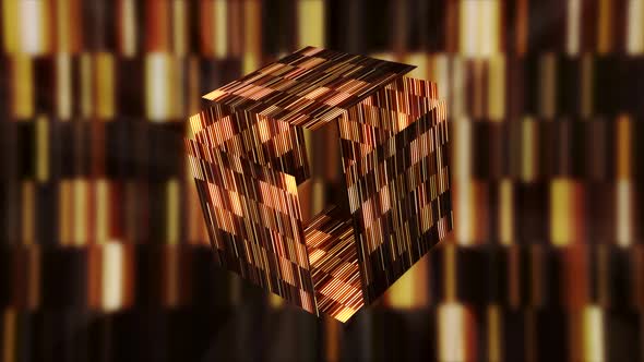 Digital shining box with reflective surface, Motion Graphics | VideoHive