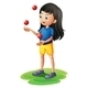 Girl Juggling, Vectors | GraphicRiver