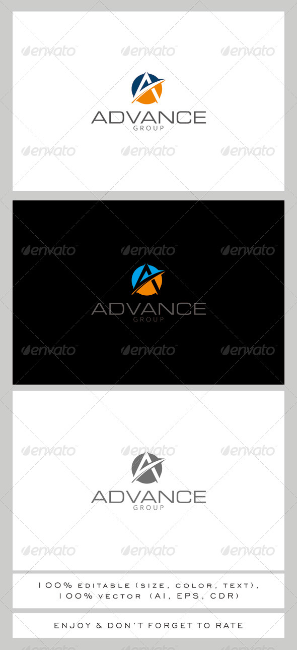 A / Advance Logo, Logo Templates | GraphicRiver
