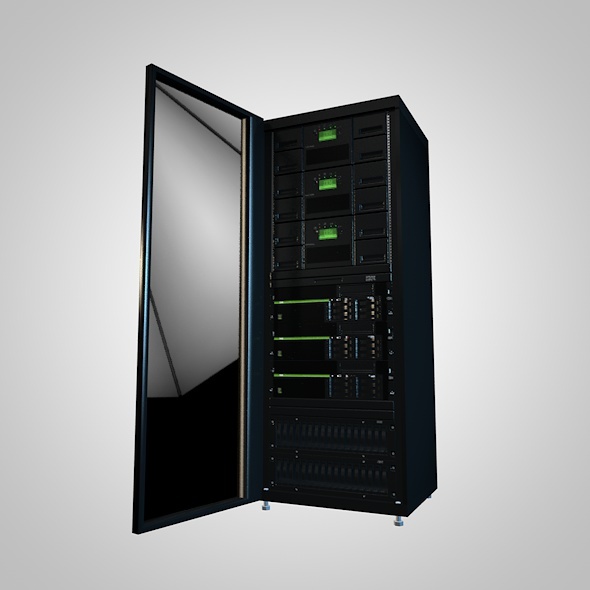 Server Rack IBM 1 by Tarek4D | 3DOcean