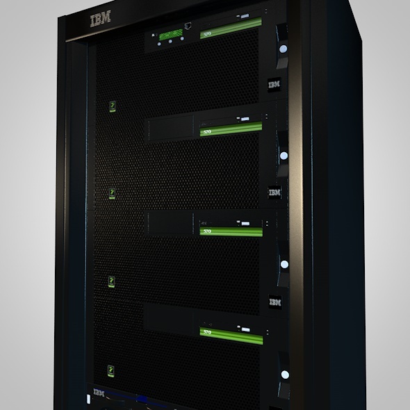 Server Rack IBM 2 by Tarek4D | 3DOcean