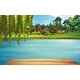 River Scene, Vectors | GraphicRiver