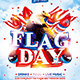 Flag Day Weekend Party Flyer, Print Templates | GraphicRiver