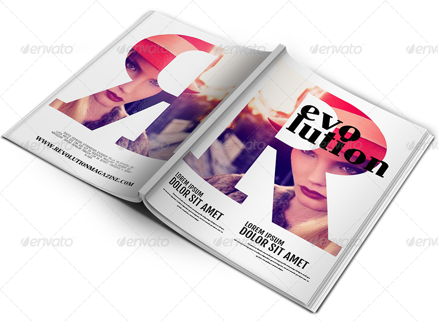Revolution Magazine, Print Templates | GraphicRiver