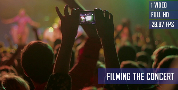 Filming Musicians Performance In The Concert, Stock Footage | VideoHive