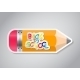 Pencil Sticker Label Illustration, Vectors | GraphicRiver