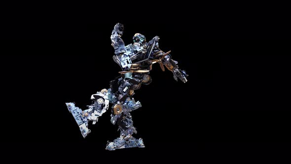 21 Robot Dancing 4K, Motion Graphics | VideoHive