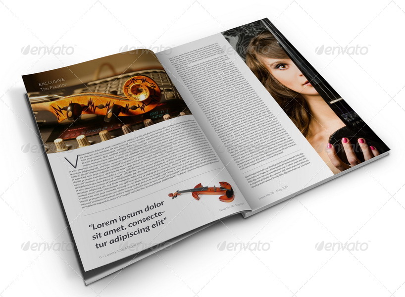 Luxury Life Magazine Template - 40 Pages, Print Templates | GraphicRiver