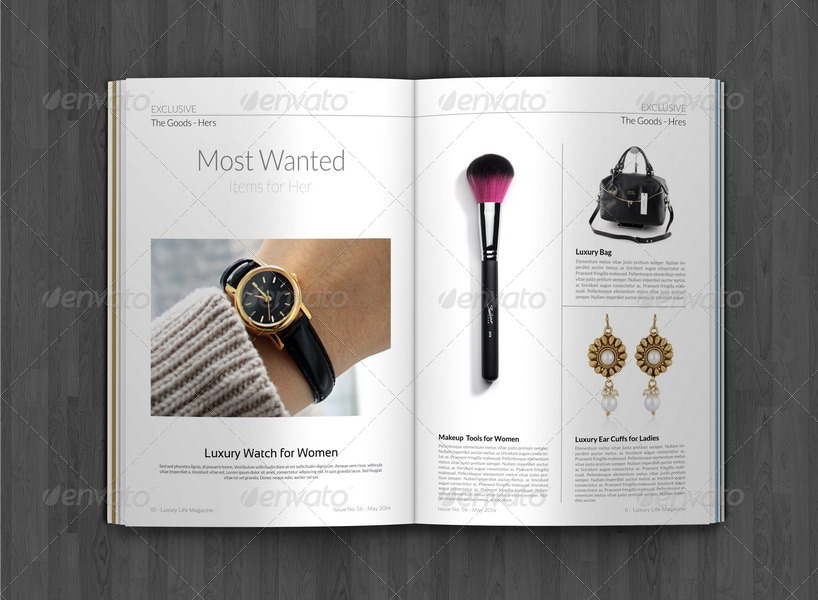 Luxury Life Magazine Template - 40 Pages, Print Templates | GraphicRiver