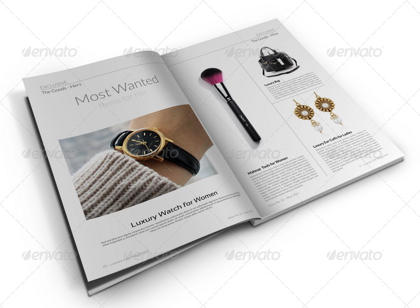 Luxury Life Magazine Template - 40 Pages, Print Templates | GraphicRiver