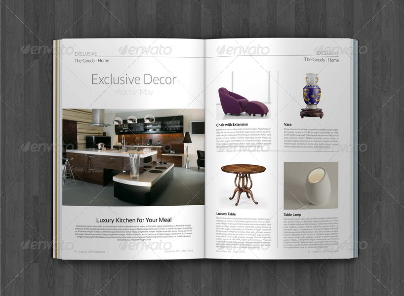 Luxury Life Magazine Template - 40 Pages, Print Templates | GraphicRiver