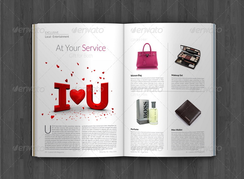 Luxury Life Magazine Template - 40 Pages, Print Templates | GraphicRiver