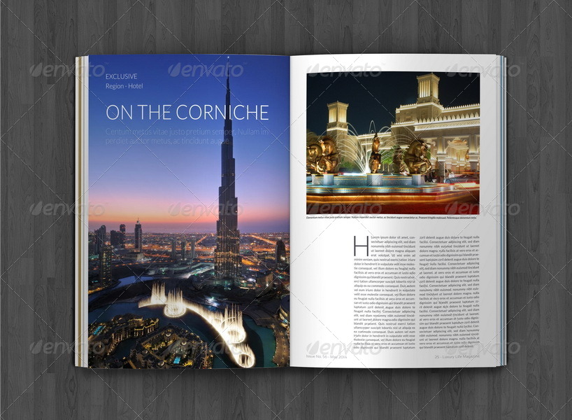 Luxury Life Magazine Template - 40 Pages, Print Templates | GraphicRiver