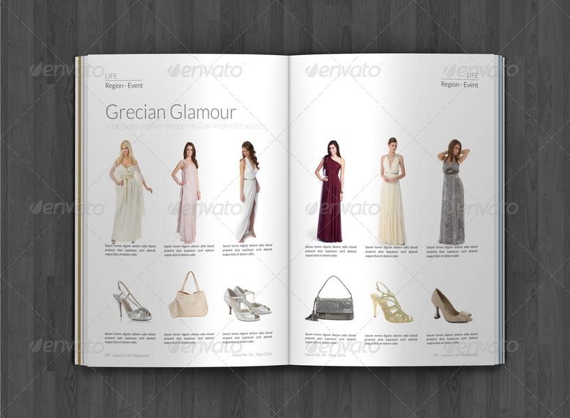 Luxury Life Magazine Template - 40 Pages, Print Templates | GraphicRiver