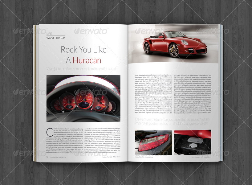 Luxury Life Magazine Template - 40 Pages, Print Templates | GraphicRiver