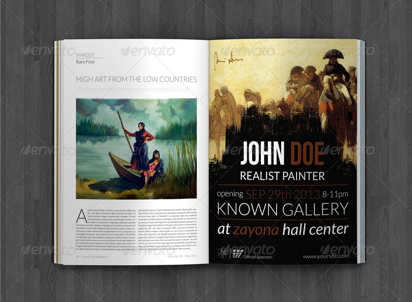 Luxury Life Magazine Template - 40 Pages, Print Templates | GraphicRiver