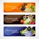 Sweets Banners Horizontal, Vectors | GraphicRiver