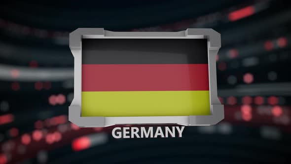 Sci Fi Futuristic germany flag, Motion Graphics | VideoHive