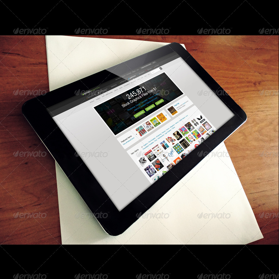 Realistic Screen Mock Up, Graphics | GraphicRiver