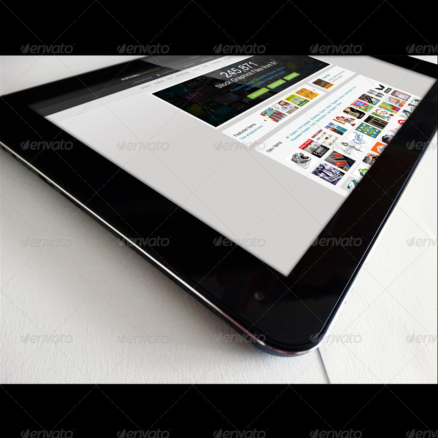 Realistic Screen Mock Up, Graphics | GraphicRiver