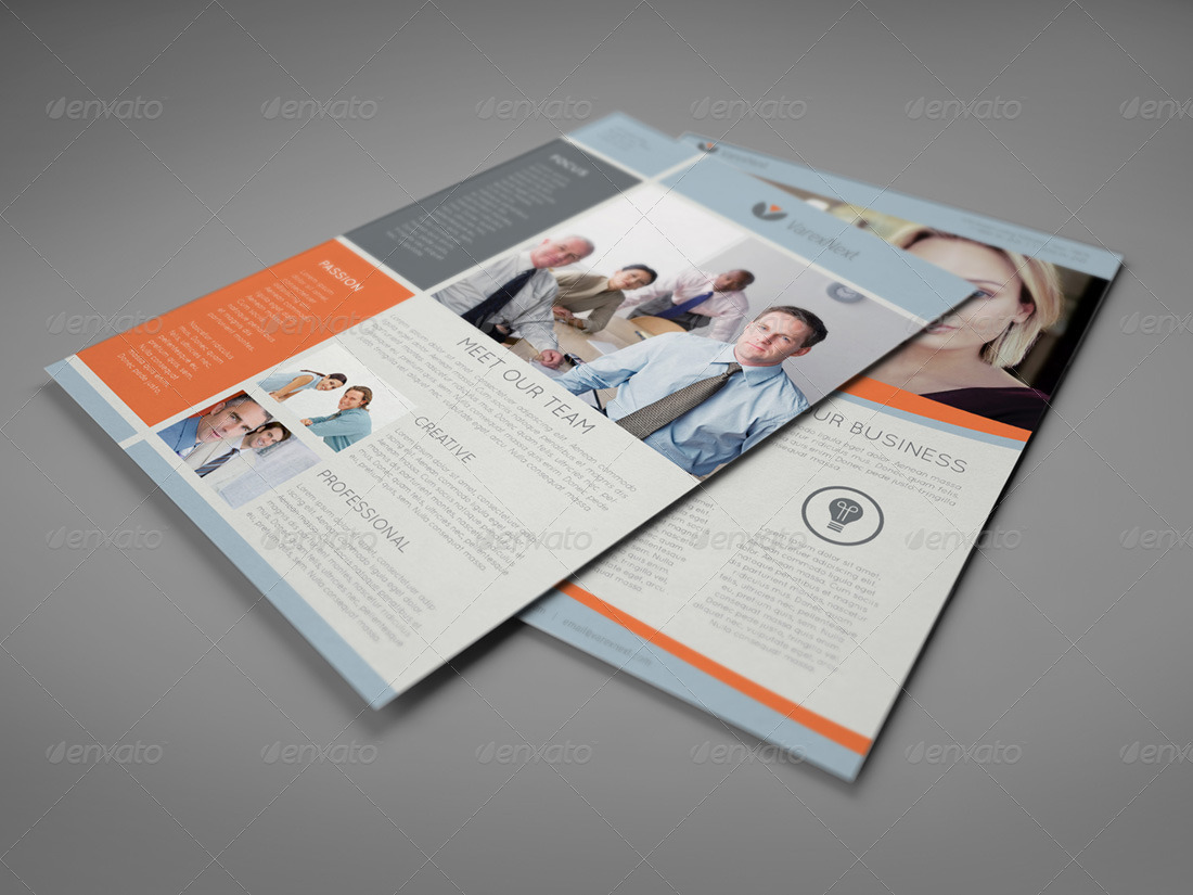 Corporate Double Sided Flyer, Print Templates | GraphicRiver