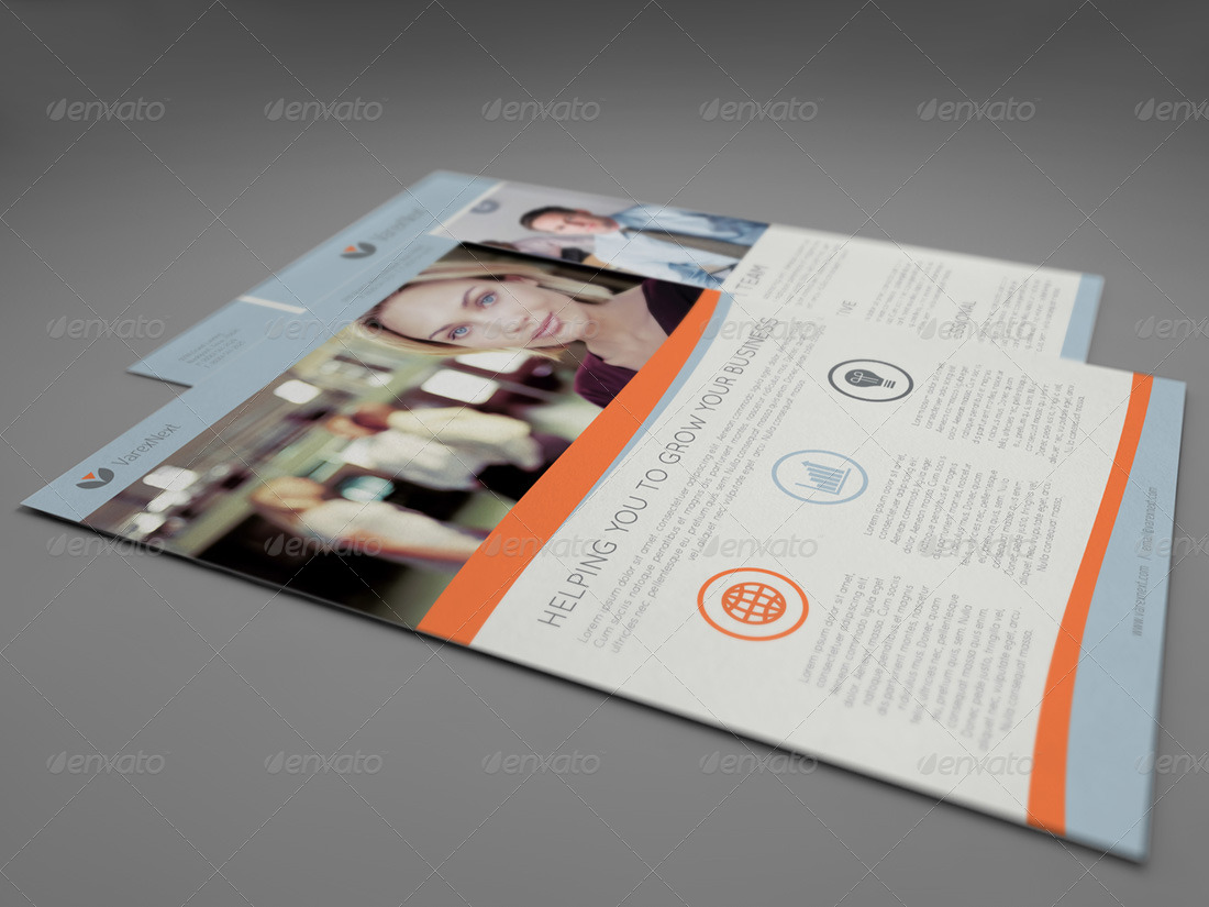 Corporate Double Sided Flyer, Print Templates | GraphicRiver