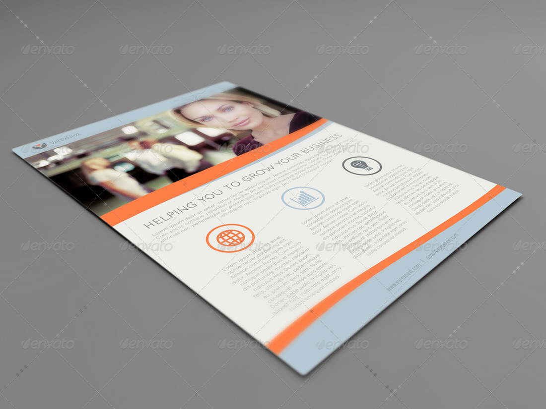 Corporate Double Sided Flyer, Print Templates | GraphicRiver