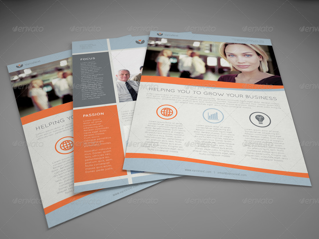 Corporate Double Sided Flyer, Print Templates | GraphicRiver