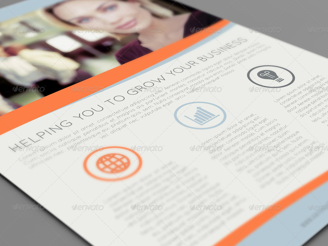 Corporate Double Sided Flyer, Print Templates | GraphicRiver