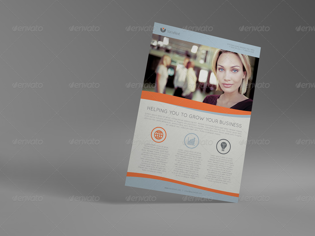 Corporate Double Sided Flyer, Print Templates | GraphicRiver