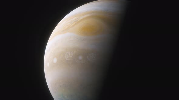 Large Gas Planet Jupiter, Stock Footage | VideoHive