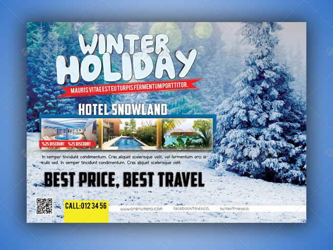 Seasons Travel - Hotel Flyer, Print Templates | GraphicRiver