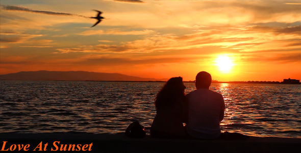 Love At Sunset, Stock Footage | VideoHive