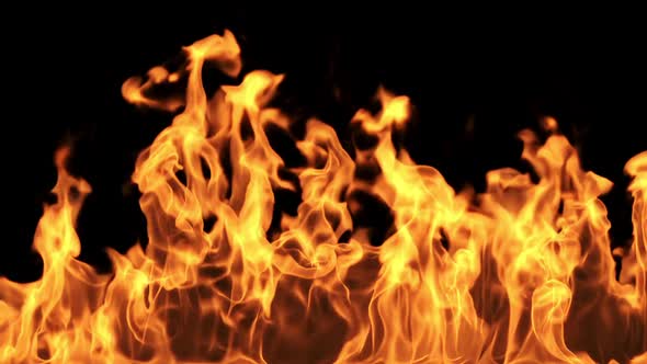 Clean Fire Wide Long Flame, Motion Graphics | VideoHive