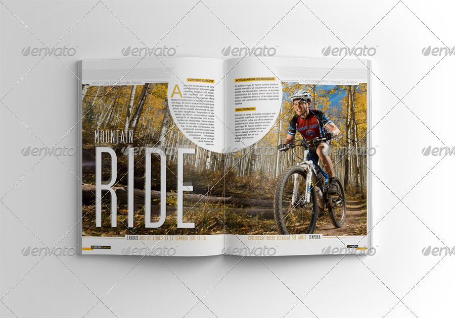 A3 Fitness Body Magazine, Print Templates | GraphicRiver