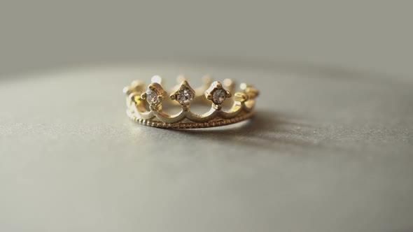 Rotation Golden Crown, Stock Footage | VideoHive