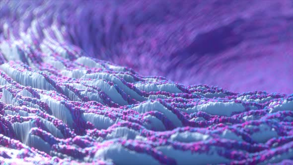 Abstract Wave Displacement Surface, Motion Graphics | VideoHive