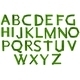 Green Wooden Letters, Vectors | GraphicRiver