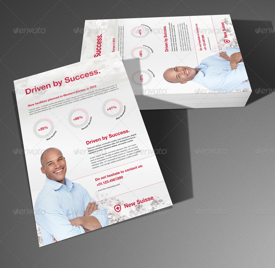 Bundle Corporate Adverts / US Letter / A4 v3, Print Templates ...