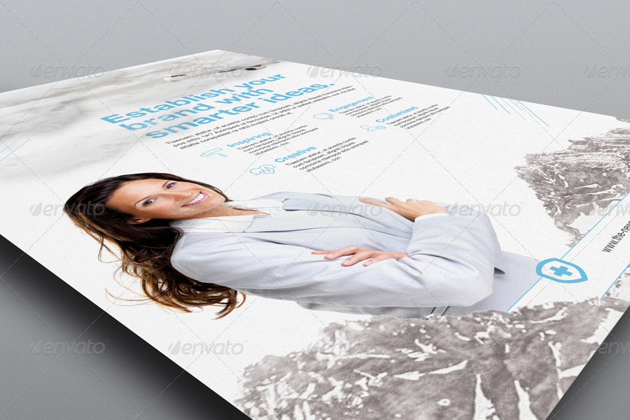 Bundle Corporate Adverts / US Letter / A4 v3, Print Templates ...