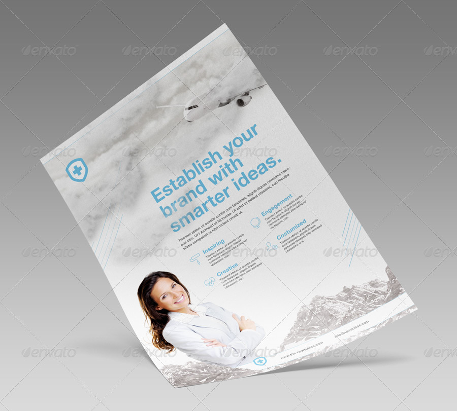 Bundle Corporate Adverts / US Letter / A4 v3, Print Templates ...