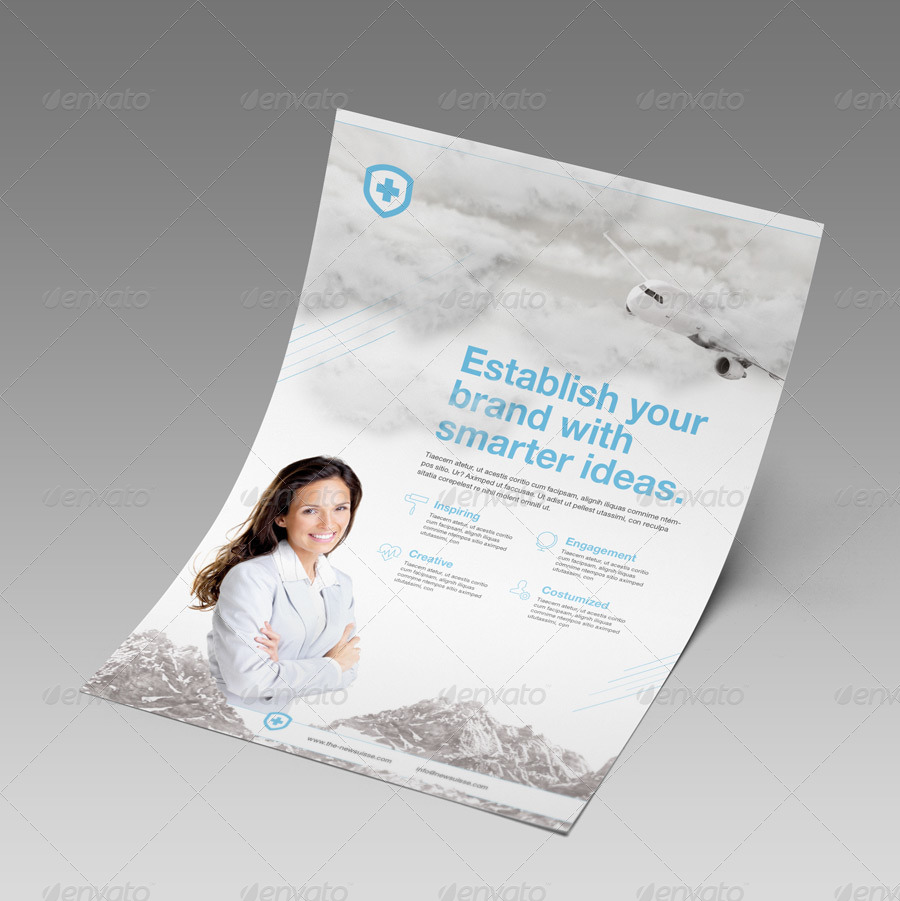 Bundle Corporate Adverts / US Letter / A4 v3, Print Templates ...