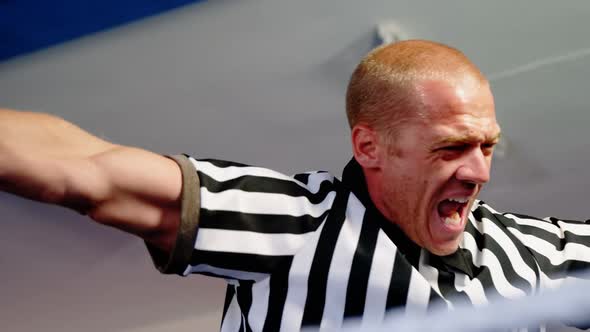 Aggressive referee shouting, Stock Footage | VideoHive
