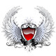 Red Angel Shield, Vectors | GraphicRiver