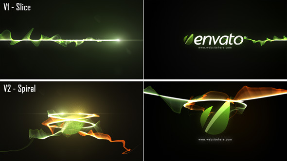 Logo Reveal - Particle Energy Ribbons, After Effects Project Files