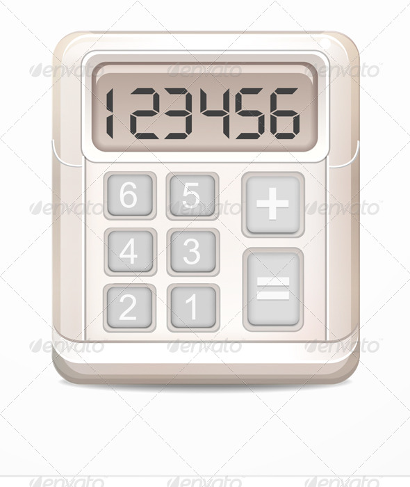Calculator Icon , Vectors | GraphicRiver