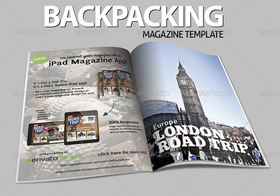 Travel Print Magazines Bundle, Print Templates | GraphicRiver